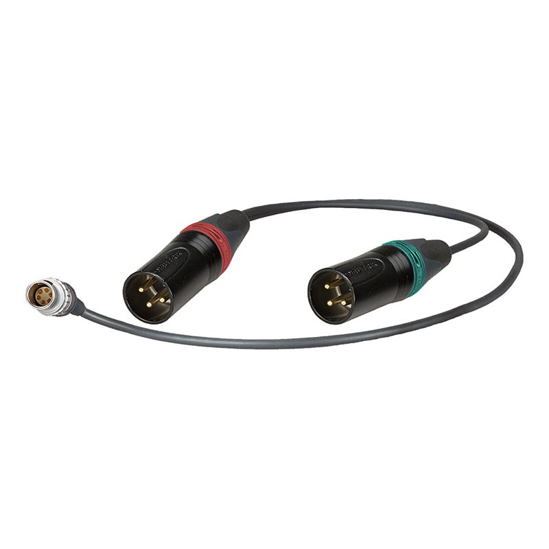 Ambient AK-2XLR3F-ALXMINILF Audio Input Y Cable | LSC